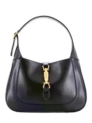 Gucci Jackie 1961 Leather Small Hobo Bag - Black