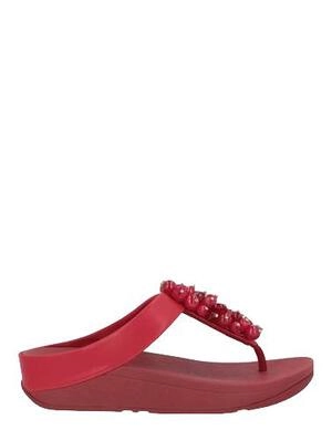 Fitflop Synthetic Thong Sandal - Red