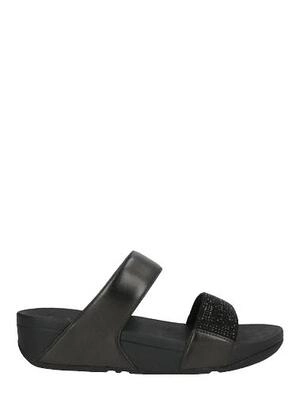 Fitflop Sandals Size Synthetic Material, Textile Fibers - Black