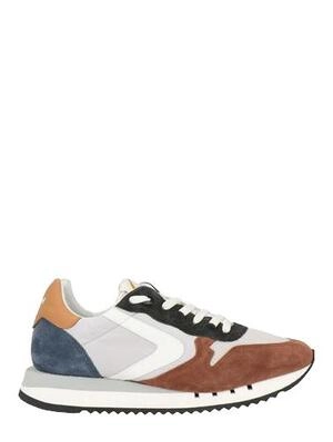 VALSPORT Multicolor Suede And Textile Low Top Sneakers - Grey