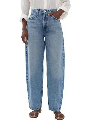FAVORITE DAUGHTER The Mercer Easy Barely Barrel Jeans