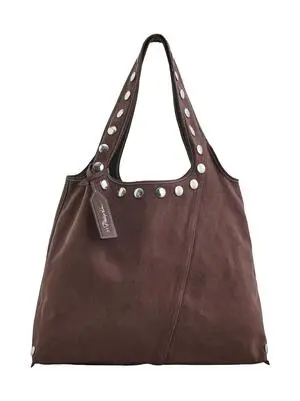 3.1 Phillip Lim Washed Denim Market Tote - Rust-brown Multi