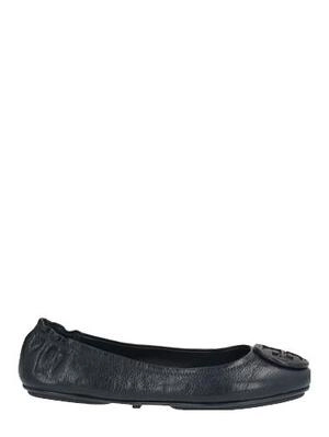 Tory Burch Goat Skin Ballet Flats - Navy