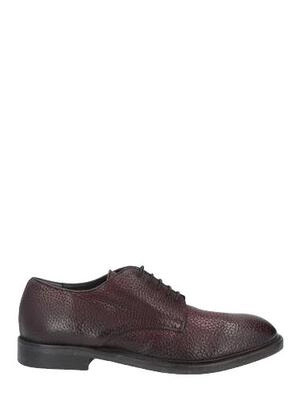 Moma Calfskin Lace-up Derby Shoes - Red