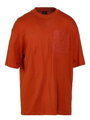 Armani Exchange T-shirt Rust Size Cotton - Red