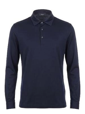 Herno Polo Shirt Size Cotton - Navy