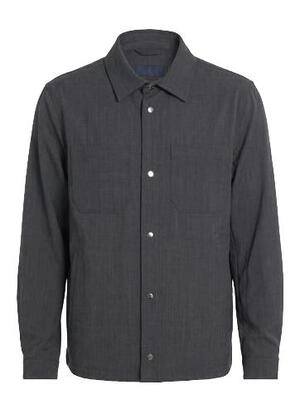 Herno Polyester, Virgin Wool, And Elastane Overshirt - Grey