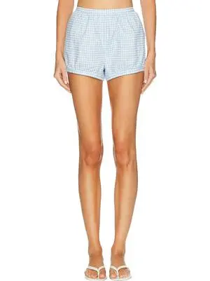 Posse Lila Short - Blue Gingham