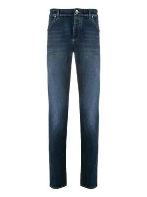 Brunello Cucinelli Slim-fit Stonewashed Jeans - Blue