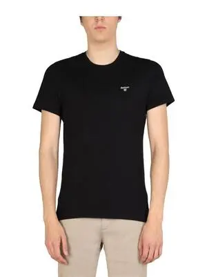 Barbour Logo Embroidered T-shirt - Black