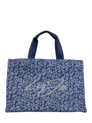 LIU JO Liu Jo Animal Print Logo Tote Bag