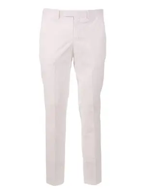 PT TORINO Tapered Trousers - White