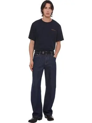 Helmut Lang Small Logo Tee - Navy
