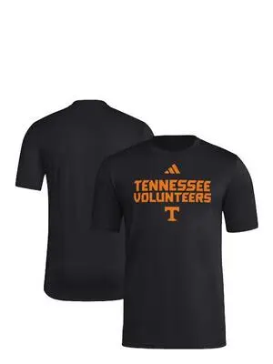 Adidas Tennessee Volunteers Wordmark Poly T-shirt - Black