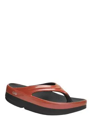 OOFOS Oomega Oolala Luxe Flip Flop - Copper