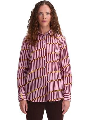 SPORTSCRAFT Rani Cotton Silk Printed Shirt - Sunset