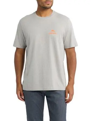 Tommy Bahama Griller Instinct Graphic T-shirt - Grey Heather