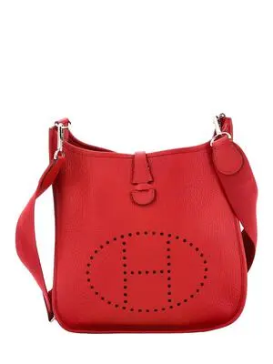 Hermès Evelyne Bag Gen Iii Clemence Pm - Red