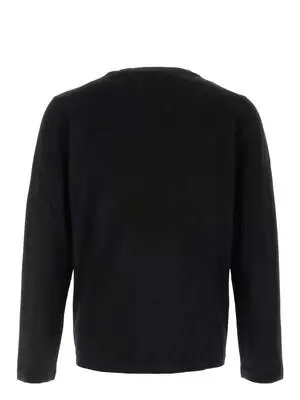 Extreme Cashmere Long-sleeve Crew-neck T-shirt - Black