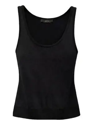TOCCIN Lani Scoop-neck Blouse - Black