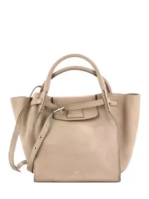 Celine Celine Grained Calfskin Small Satchel Neutrals