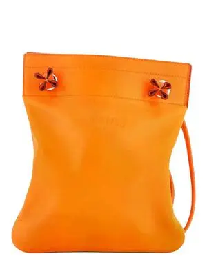 Hermès Hermès Aline Bag Milo Lambskin And Swift Mini Cross Body Bag Orange