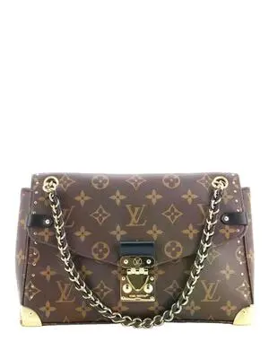LOUIS VUITTON Trunkie Handbag Monogram Canvas Shoulder Bag - Brown