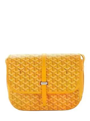 Goyard Belvedere Ii Messenger Bag Coated Canvas Cross Body Bag - Yellow