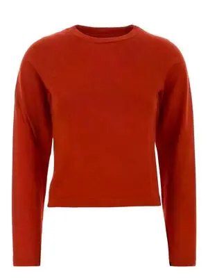 Extreme Cashmere Long Sleeve Crew-neck T-shirt - Red