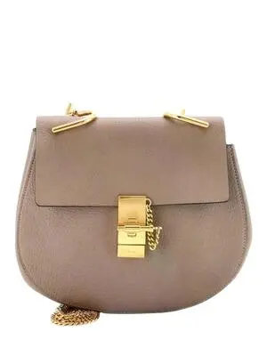 Chloé Drew Leather Mini Cross Body Bag - Brown