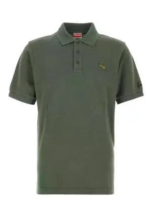 Kenzo Jumping Tiger Slim Polo Shirt - Green