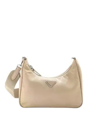 Prada Re-edition 2005 Tessuto Small Crossbody Bag - Neutrals