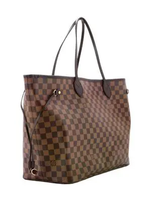 LOUIS VUITTON Louis Vuitton Neverfull Damier GM Tote Bag Brown