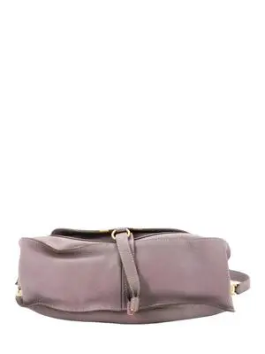Chloé Chloé Marcie Leather Medium Satchel Grey