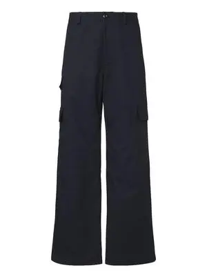 Balenciaga Cotton Cargo Pants - Black