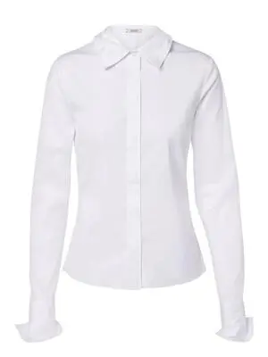 Dorothee Schumacher Cotton-blend Poplin Shirt - White