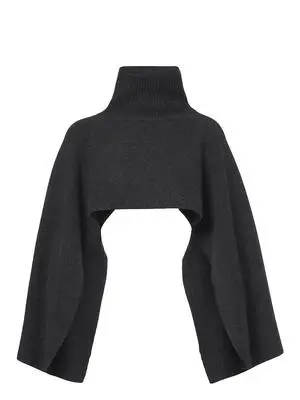 Isabel Marant Étoile Marina Wool And Cashmere Poncho - Grey