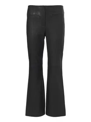 Proenza Schouler White Label Isadora Leather Flared Pants - Black