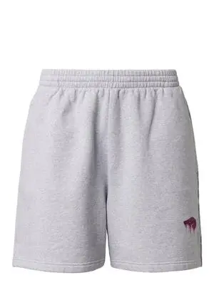Balenciaga Cotton Jersey Shorts - Grey