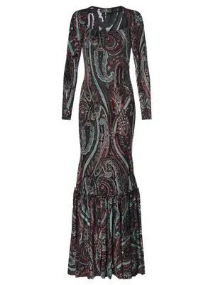 ETRO Etro Paisley Embroidered Gown