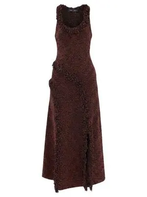Proenza Schouler Nilo Textured Jacquard Dress - Black/copper