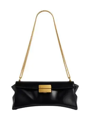 Balenciaga Avenue E/w Leather Bag - Black