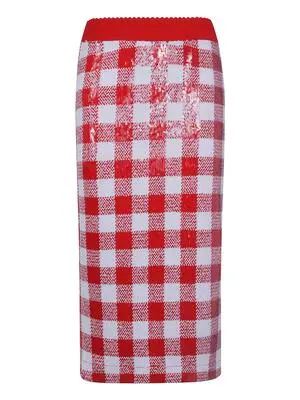 ESSENTIEL ANTWERP ESSENTIEL Plaid Skirt Firestarter