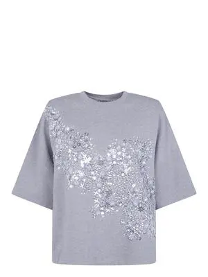 ESSENTIEL ANTWERP ESSENTIEL Kalani Short Sleeve Sweater