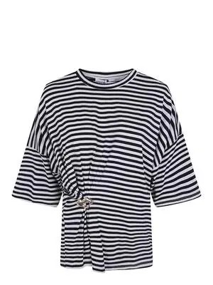 Essentiel Antwerp Striped Kriss T-shirt - Black