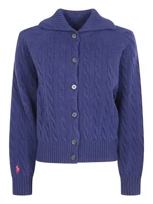 Polo Ralph Lauren POLO RALPH LAUREN Wool Cardigan Blue