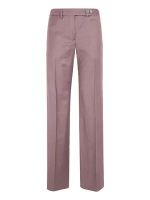 Paul Smith Wool And Cashmere Blend Trousers - Yellow