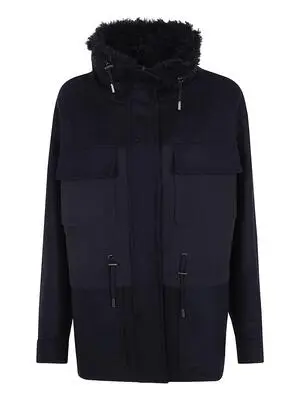 MANTŪ MANTU Hooded Pea Coat