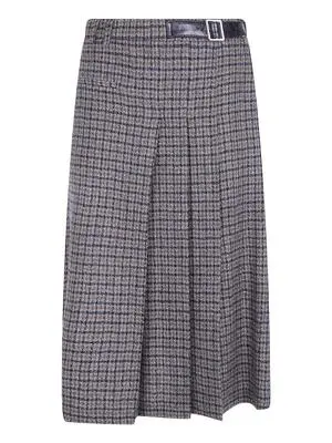 Seventy Virgin Wool Skirt - Gray