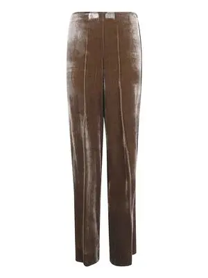 P.A.R.O.S.H P.A.R.O.S.H. Tapered Velvet Trousers